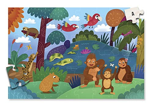 48 Piece Floor Puzzle for Kids & Treasure Map System, Jigsaw Puzzles ...