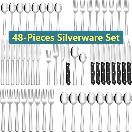 Cuisinart CFE-20PSN Sienna Collection Flatware Set - Walmart.com