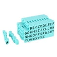 Recollections 48 Piece Uppercase Clickable Rubber Stamp Set - DIY Arts ...