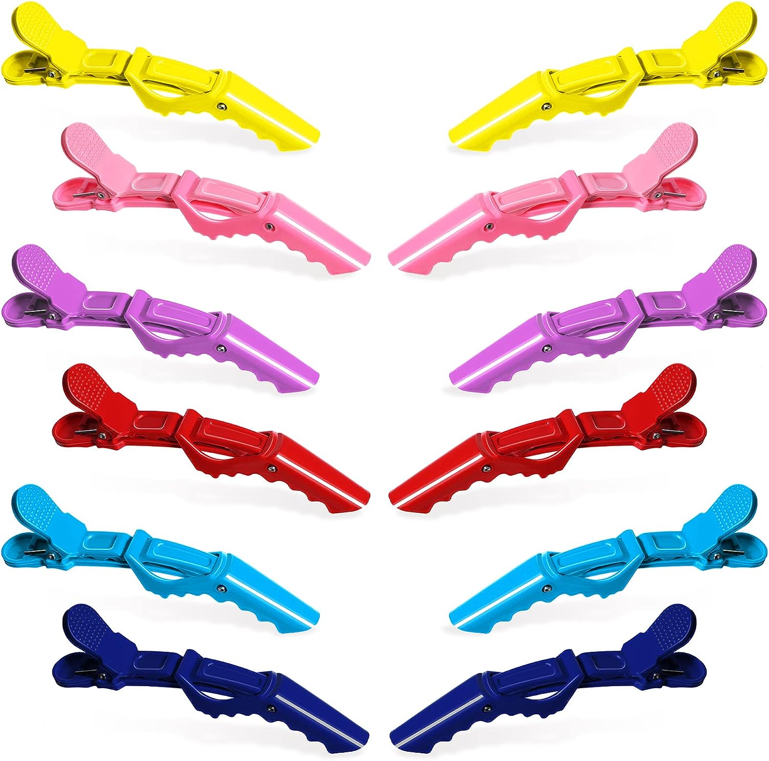 48 Pieces Hair Clips Non Slip Clips Plastic Salon Hair Clips Wide Tooth ...