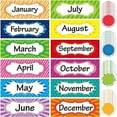 48 Pieces Holiday Monthly Headliners Set 12 Months of The Year Headers ...