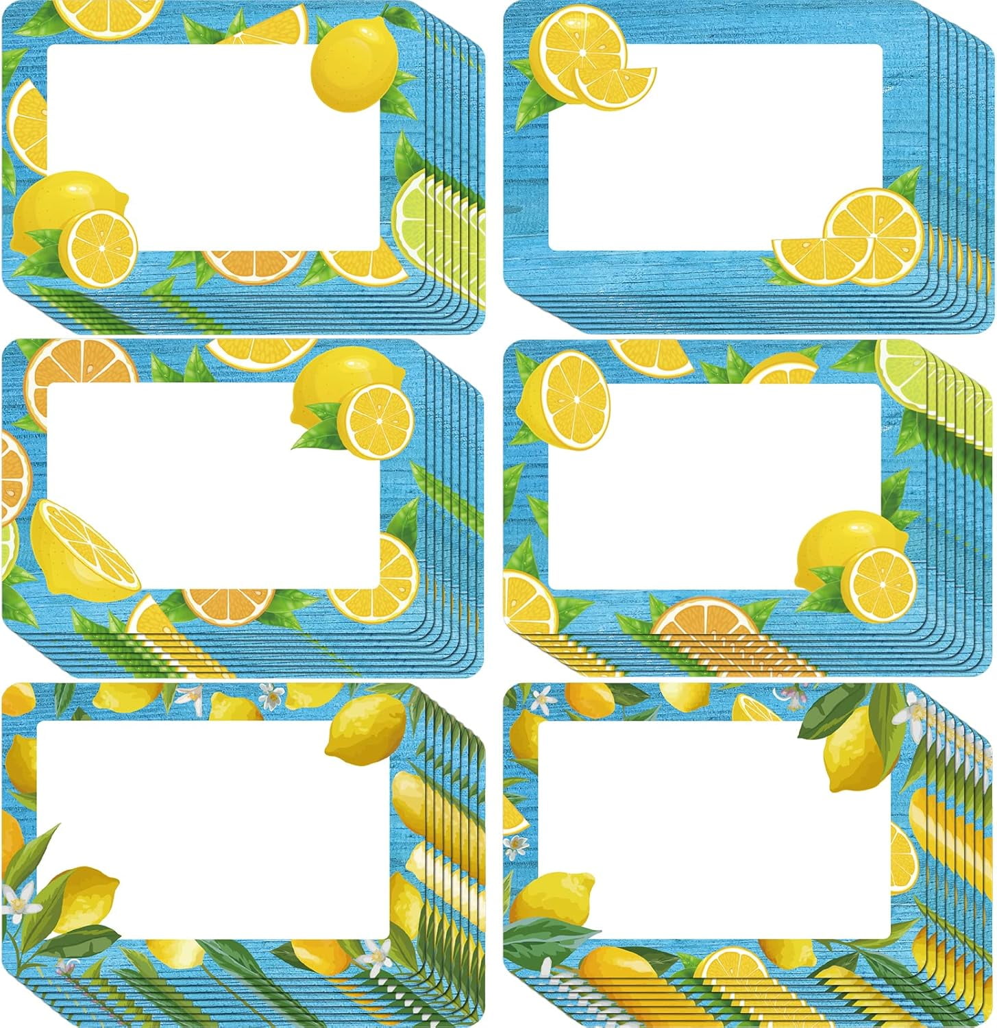 48 Pieces Lemon Name Tags for Classroom Decor Nameplates Desk Name Tags ...