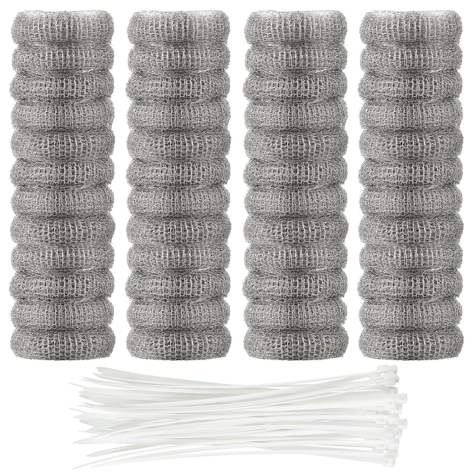 48 Pieces Lint Traps Washing Machine Stainless Steel Lint Snare Traps ...