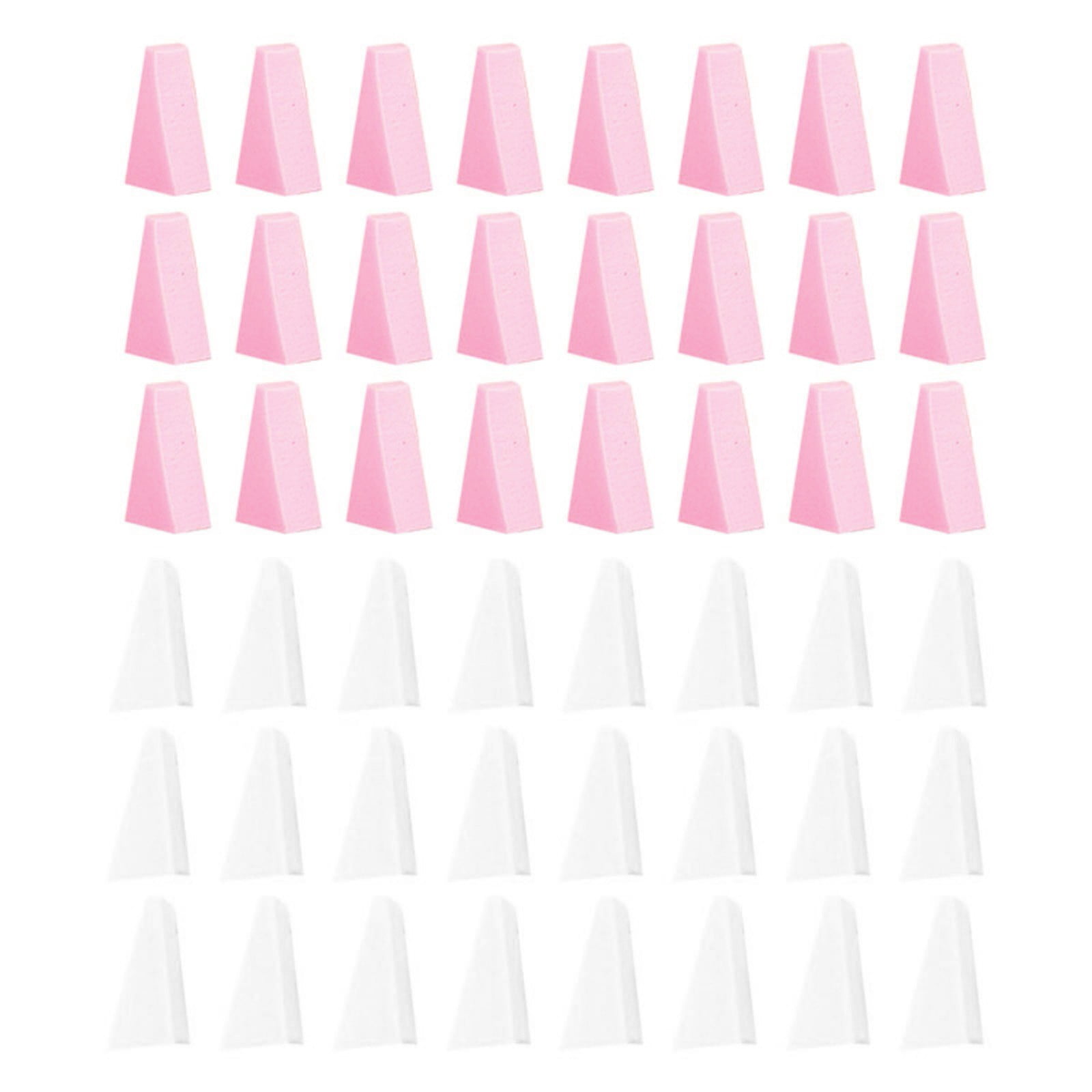 48 Pieces Makeup Sponge For Face Curve Blending Small Wedge Shaped ...