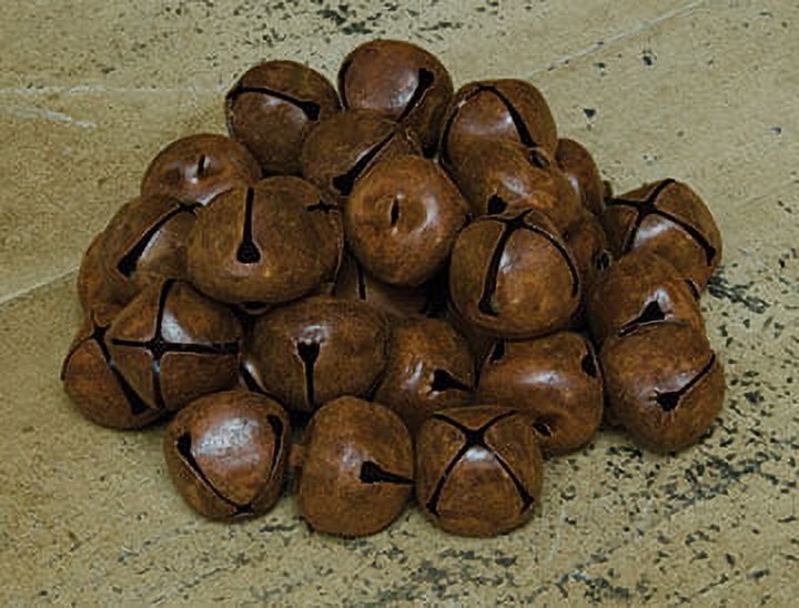 48/Pkg, Rusty Jingle Bells, 20mm - Walmart.com