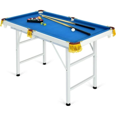 RACK Crux 55 in Folding Billiard/Pool Table (Green 3-in-1 Multi Game ...