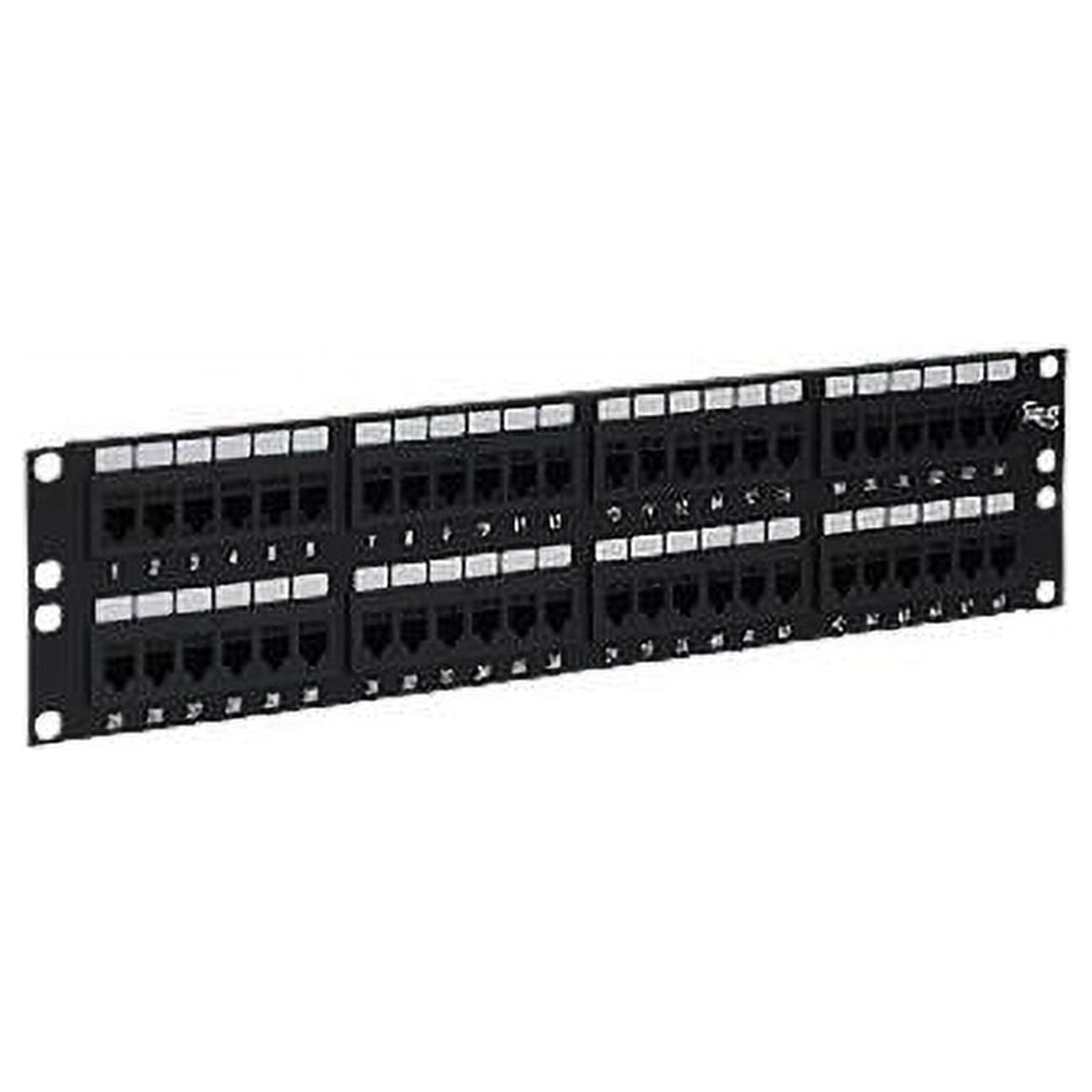 48 Port 2RMS CAT 6 Feed-Thru Patch Panel - Walmart.com