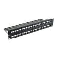 48 Port Keystone Patch Panel, High-Density Rackmount 2U, Blank Panel ...
