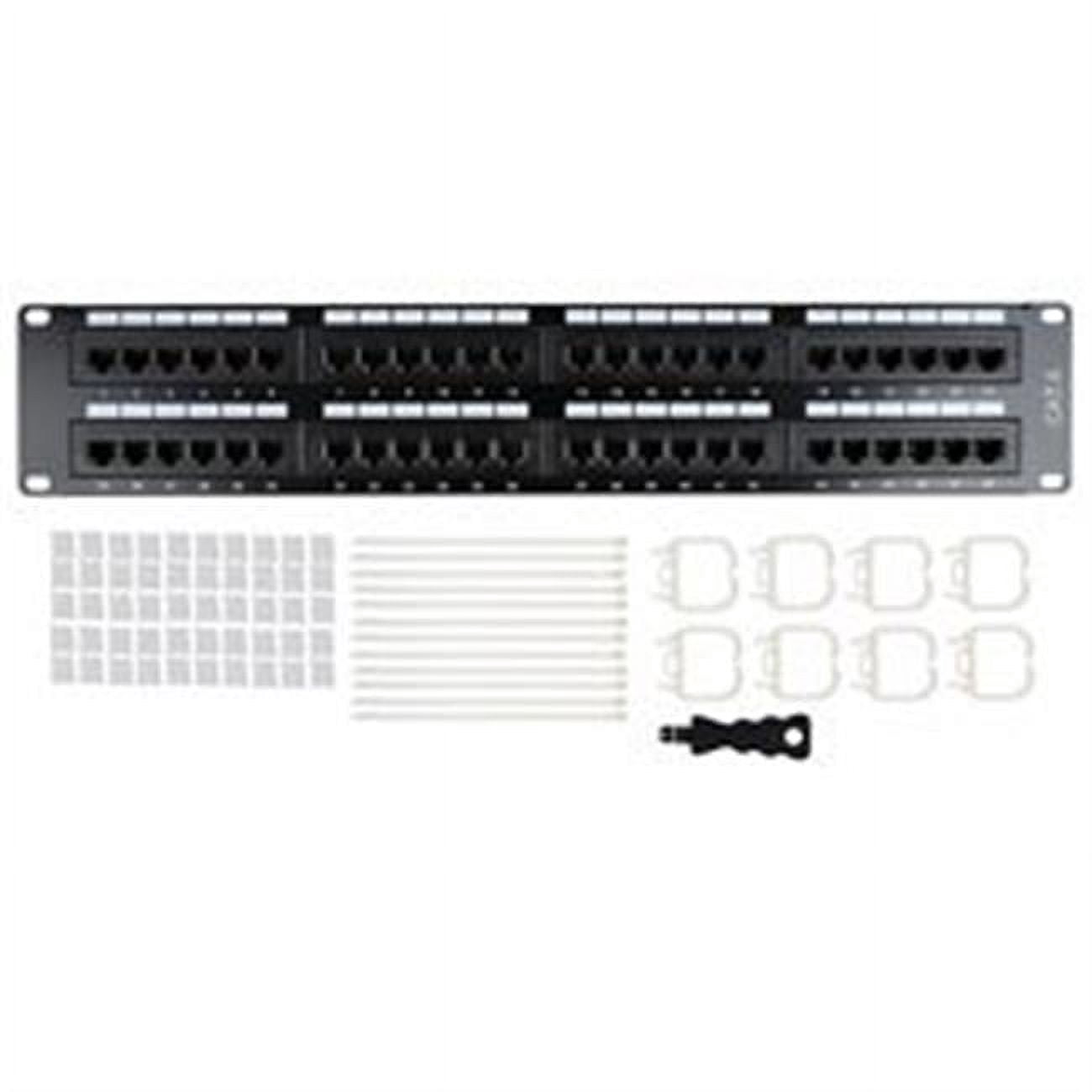 48-Port Patch Panel CAT6 - Walmart.com
