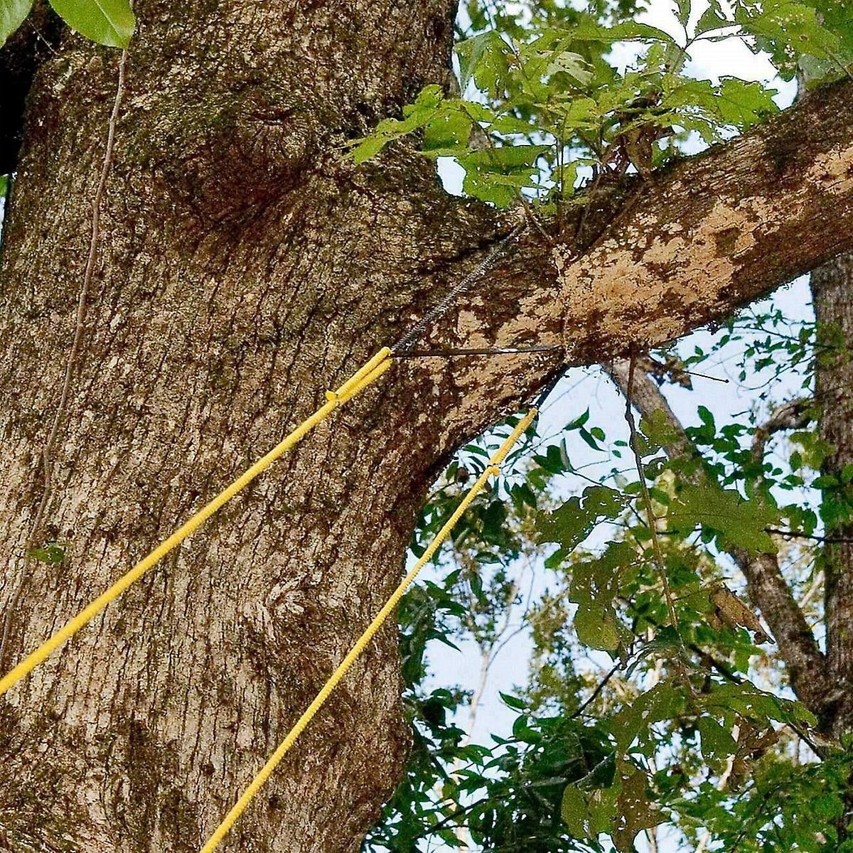 48'' Portable High Reach Tree Hand Rope Chain Saw Blades On Both Side ...