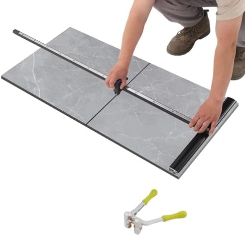 48" Portable Tile Cutter, Manual Tile Cutter with Tungsten Carbide ...