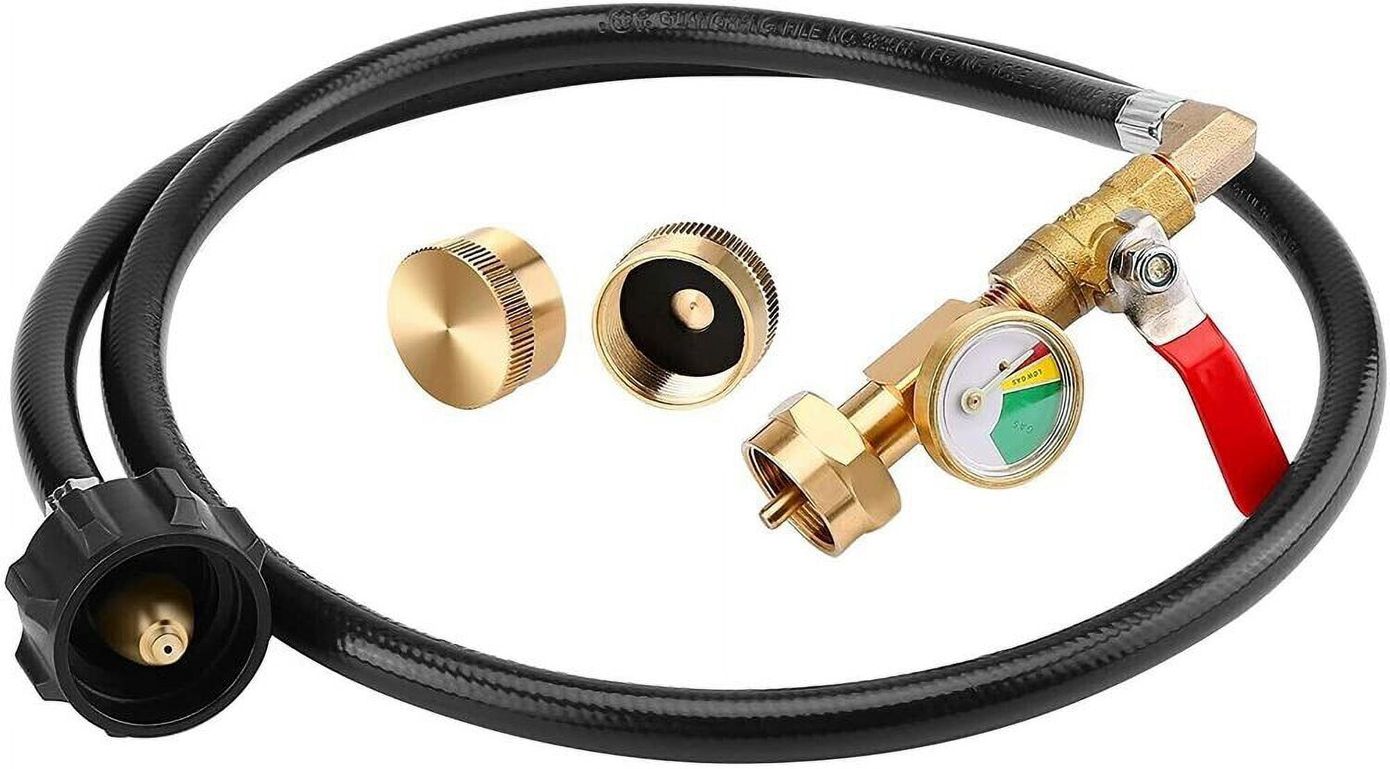 48'' Propane Tank Refill Adapter Extension Hose for 1LB Propane Gas ...