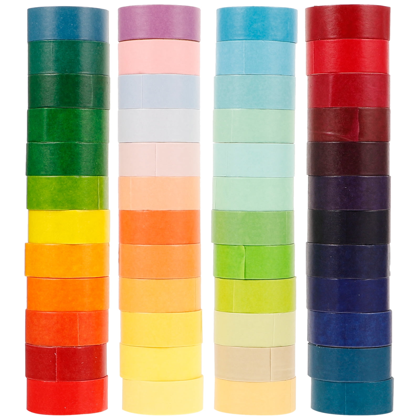 FELTECHELECTR Washi Tapes Assorted Color 48 Rolls For Home Decor ...