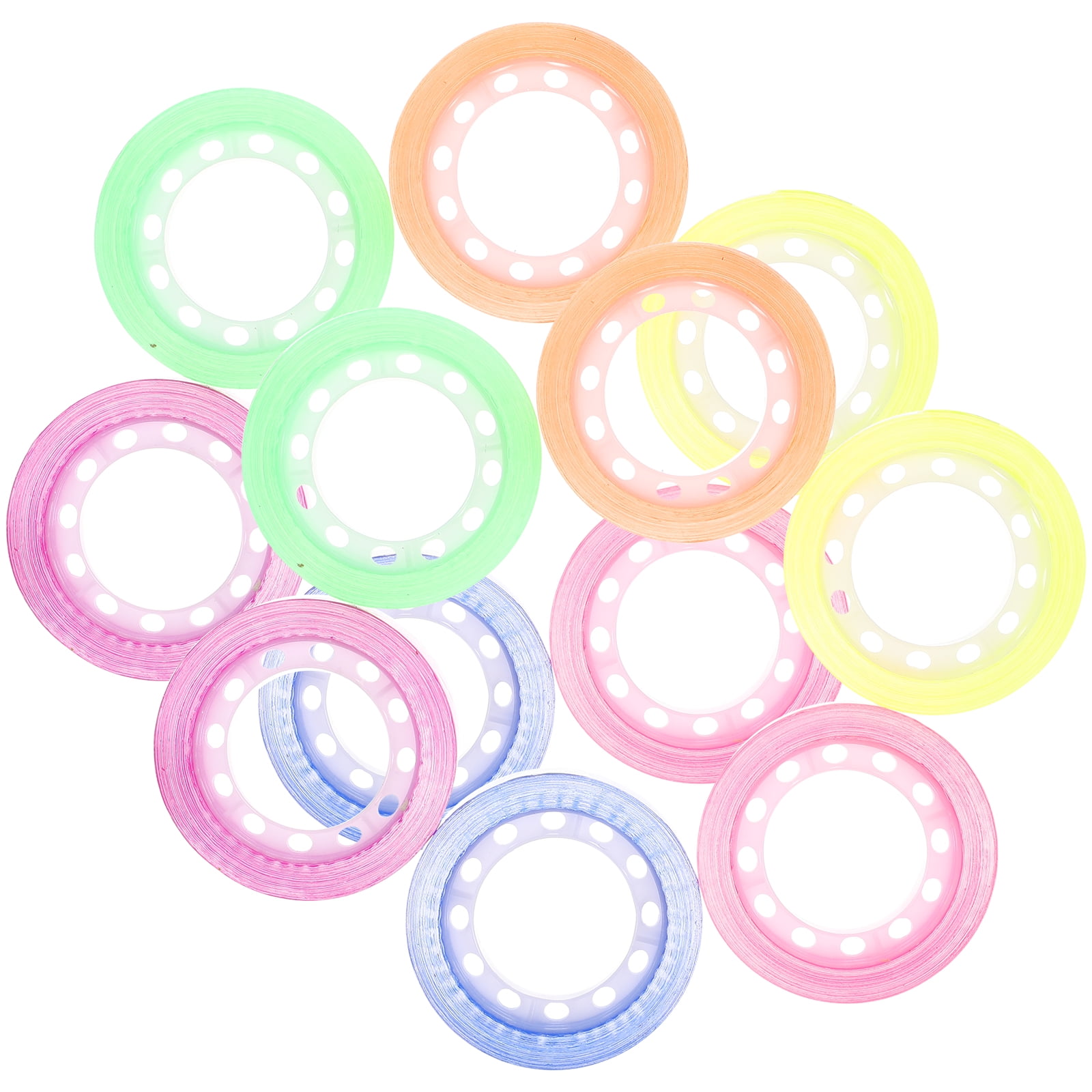 48 Rolls of Colored Sticky Tapes Creative Adhesive Colorful Tapes Clear ...