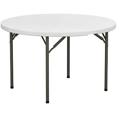 Correll Commercial Duty Plastic Top Folding Table. One-Piece Blow ...