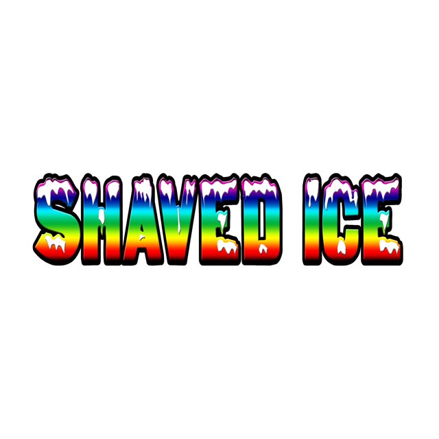 48" SHAVED ICE Concession Decal sticker trailer cart sign - Walmart.com