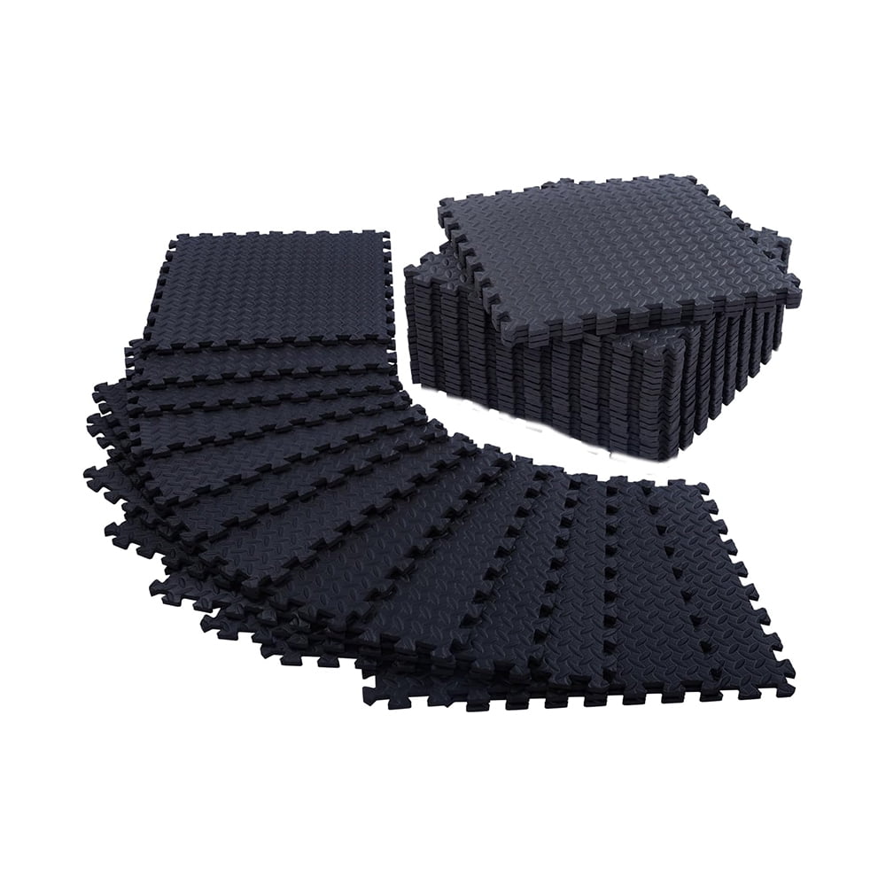 48 SQFT 1/2" Extra Thick Floor Exercise Mat, Padding for Kids, High ...