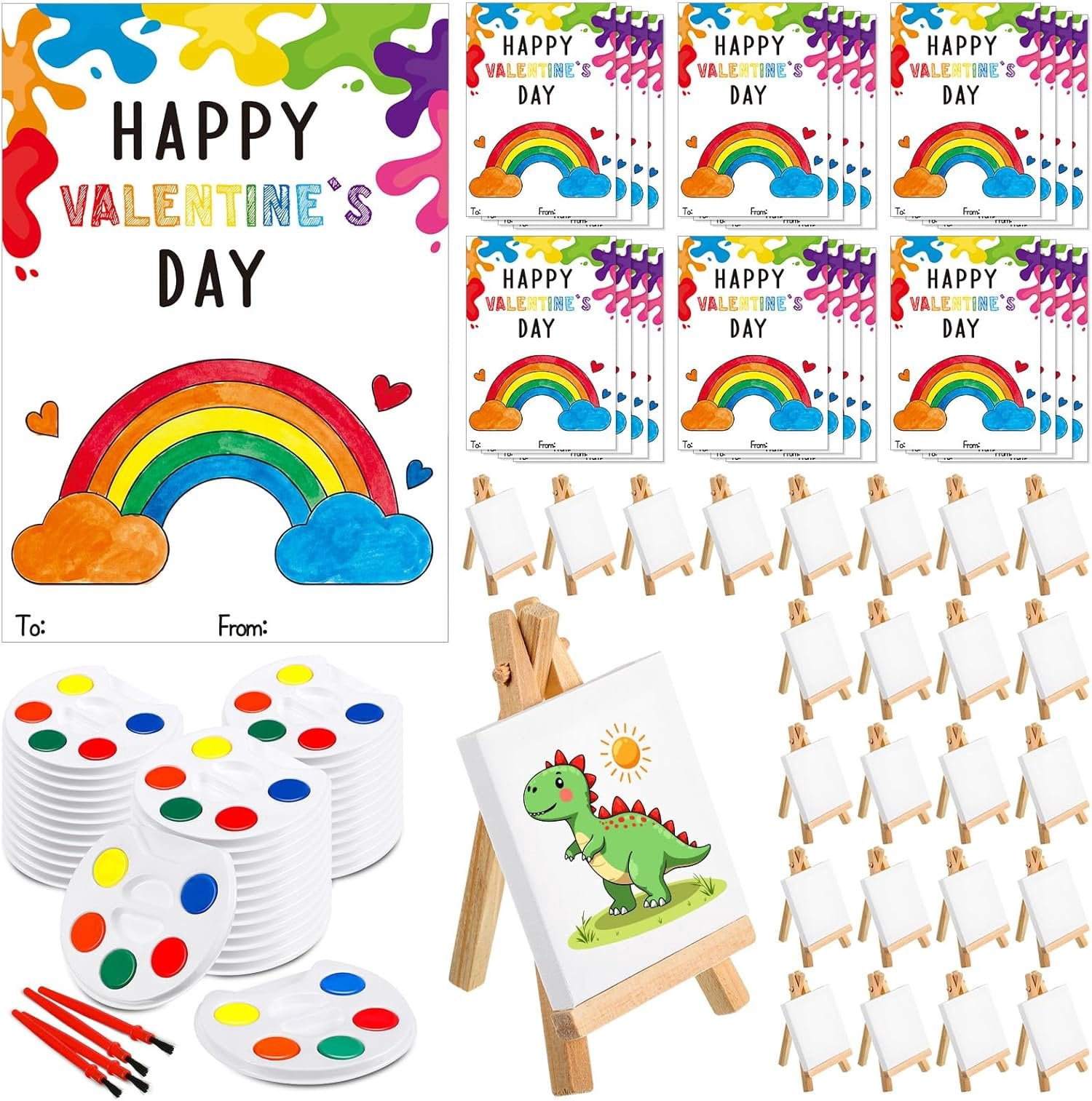 48 Sets Valentines Party Favors for Class Valentines Day Gifts Mini ...
