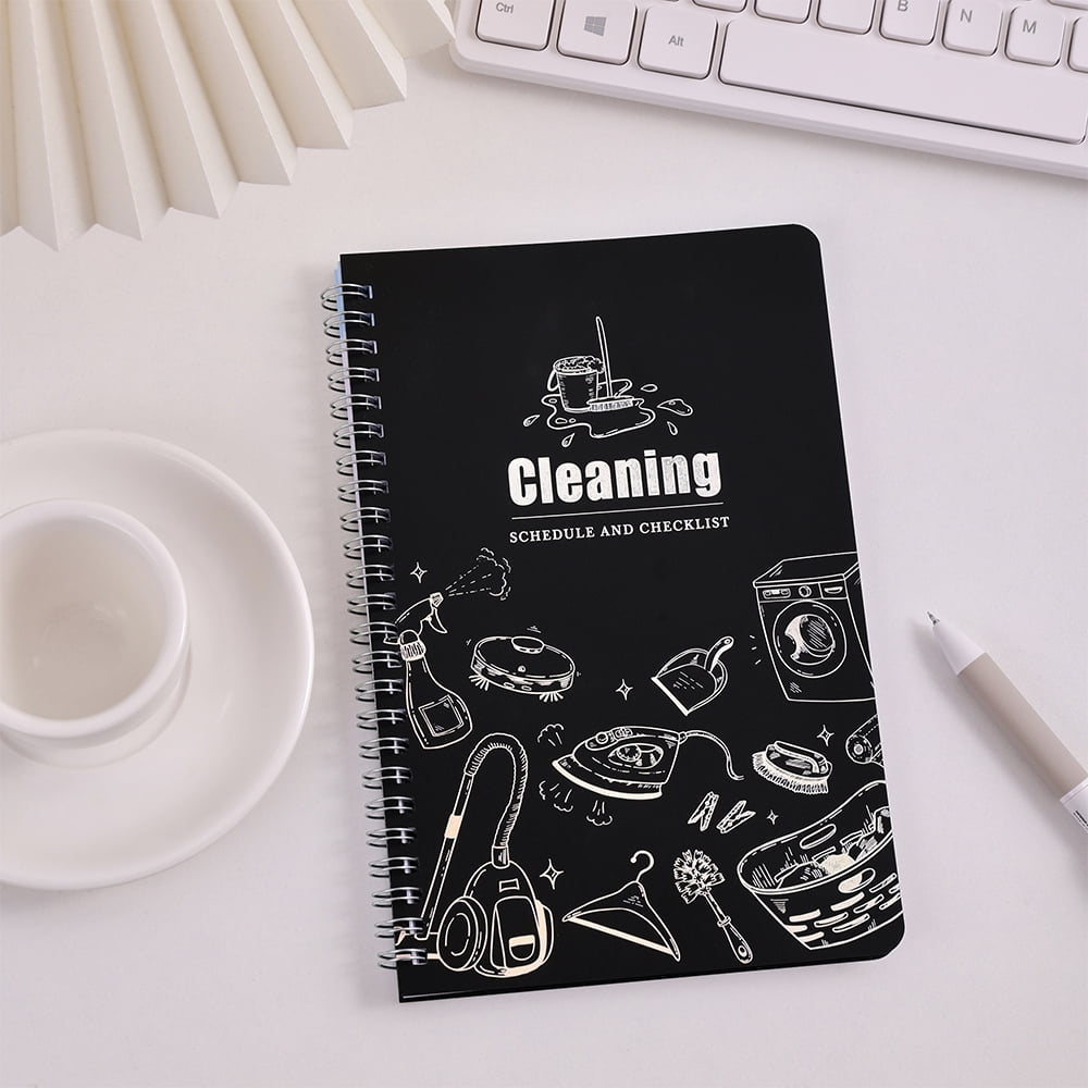 48 Sheets A5 Cleaning Schedule Planner Notebook - Daily & Weekly Home ...