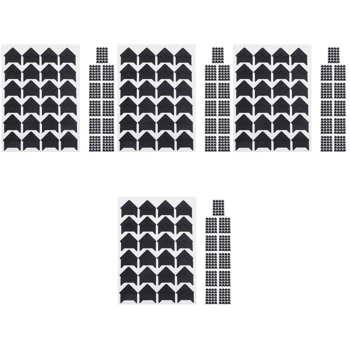 48 Sheets Photo Corner Stickers Self Adhesive Photo Mounting Corners ...