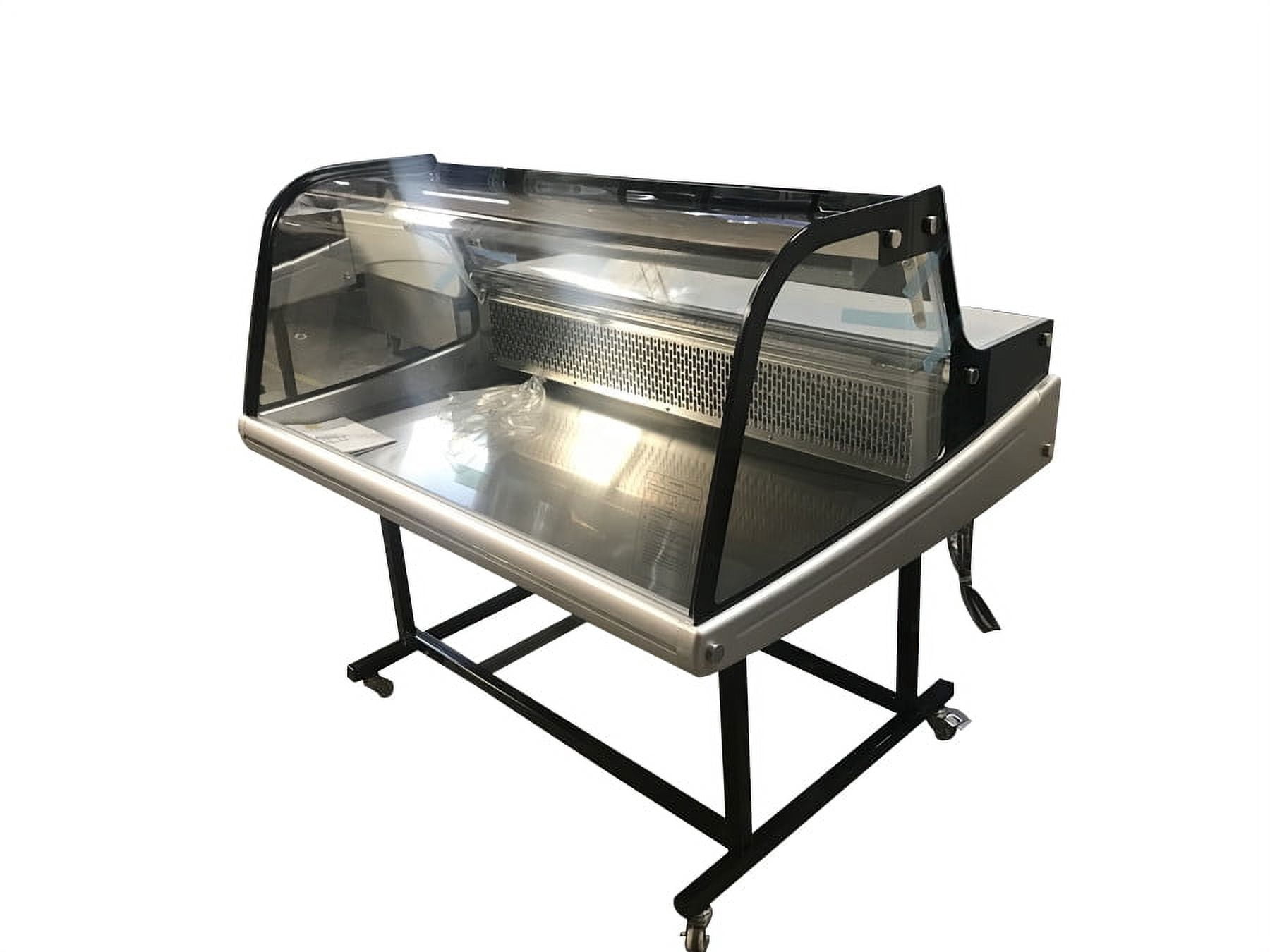 48" Showcase Refrigerator Cooler Bakery Deli Display Fridge on Wheels ...