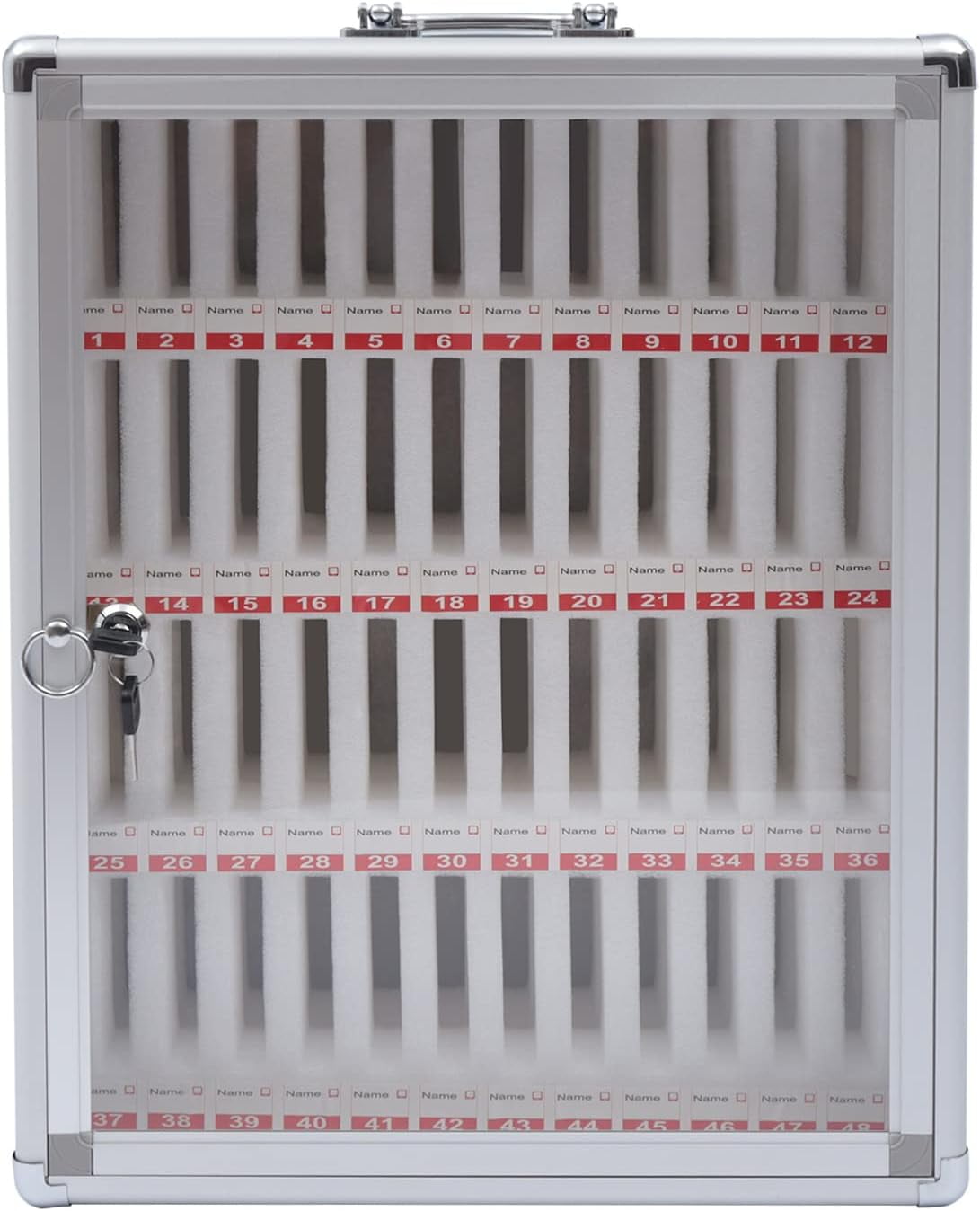 48 Slot Pocket Chart Cell Phones Storage Cabinet for Cell Phones, Cell ...