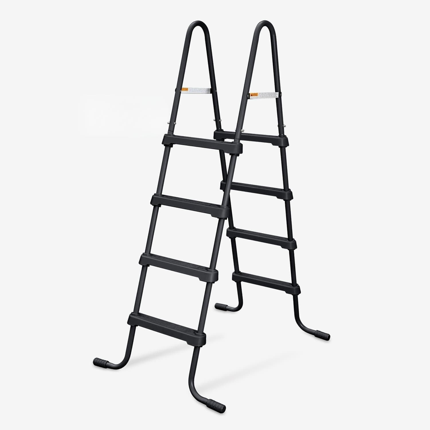 48" SureStep Ladder for Above Ground Swimming Pools, Black, 4 Steps ...