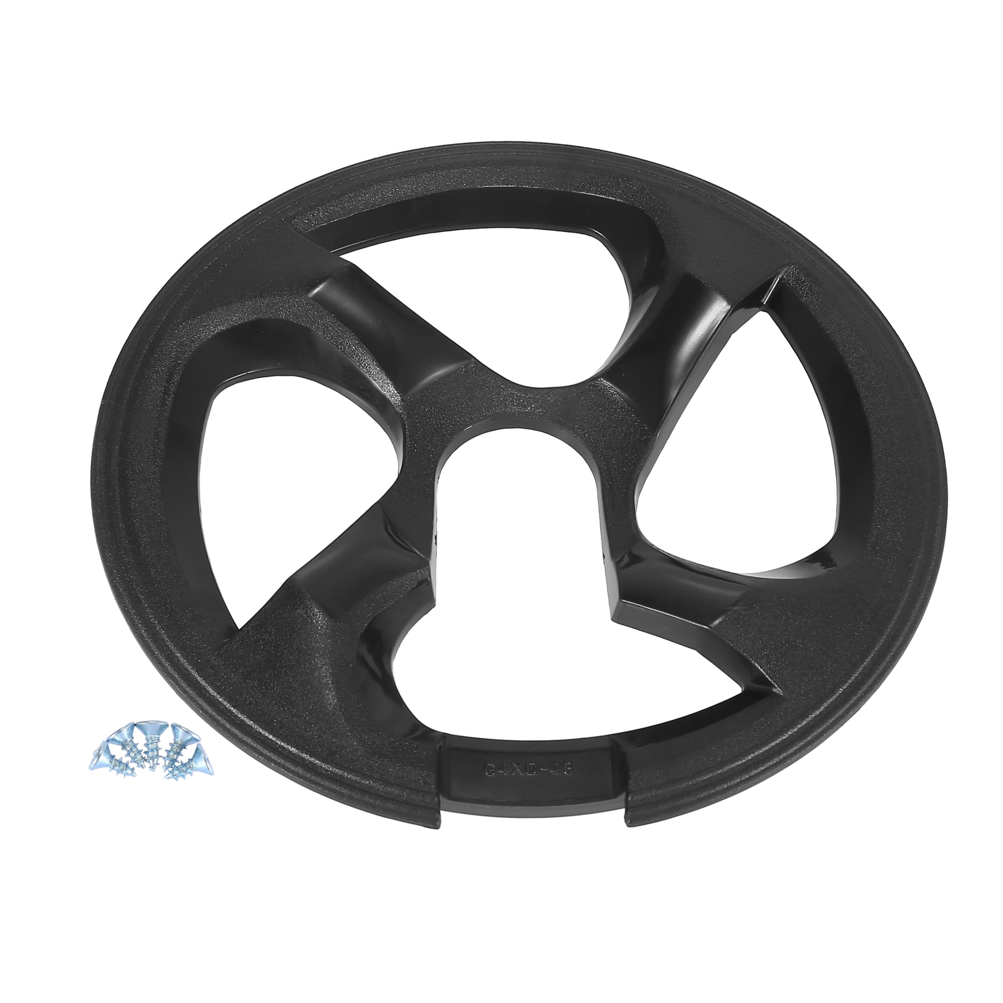 48 Teeth 12cm 0.87"x8.27" Bicycle Bike Crankset Chain Wheel Cover Black ...