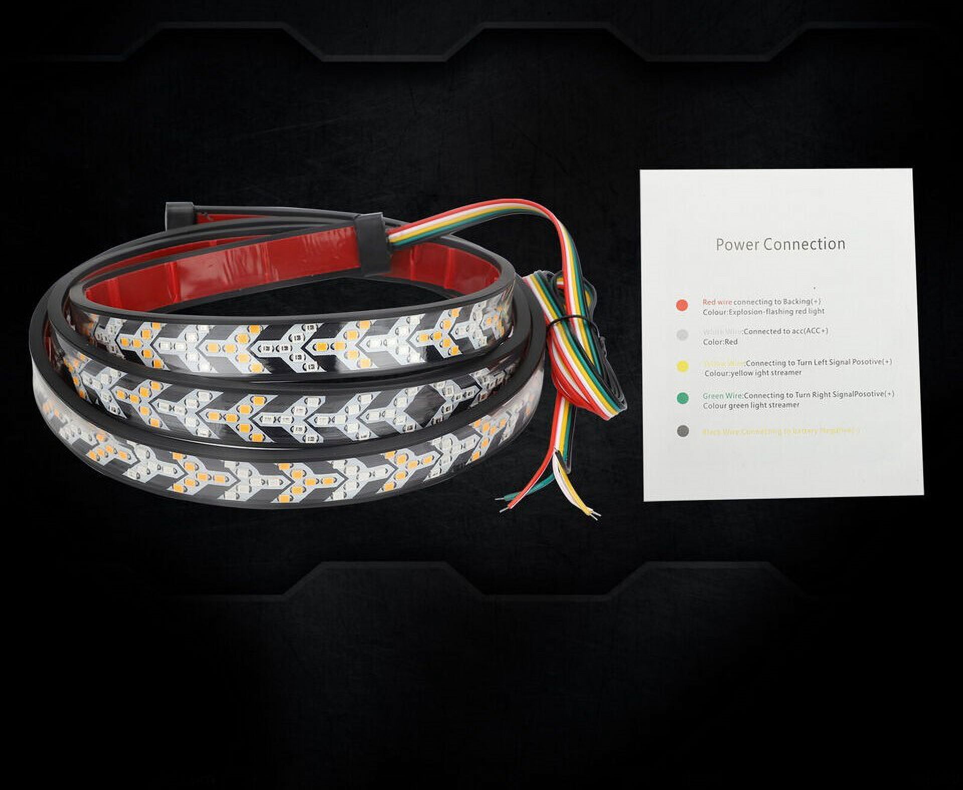 48" Truck Tailgate LED Light Bar Sequential Signal Brake Reverse Stop ...