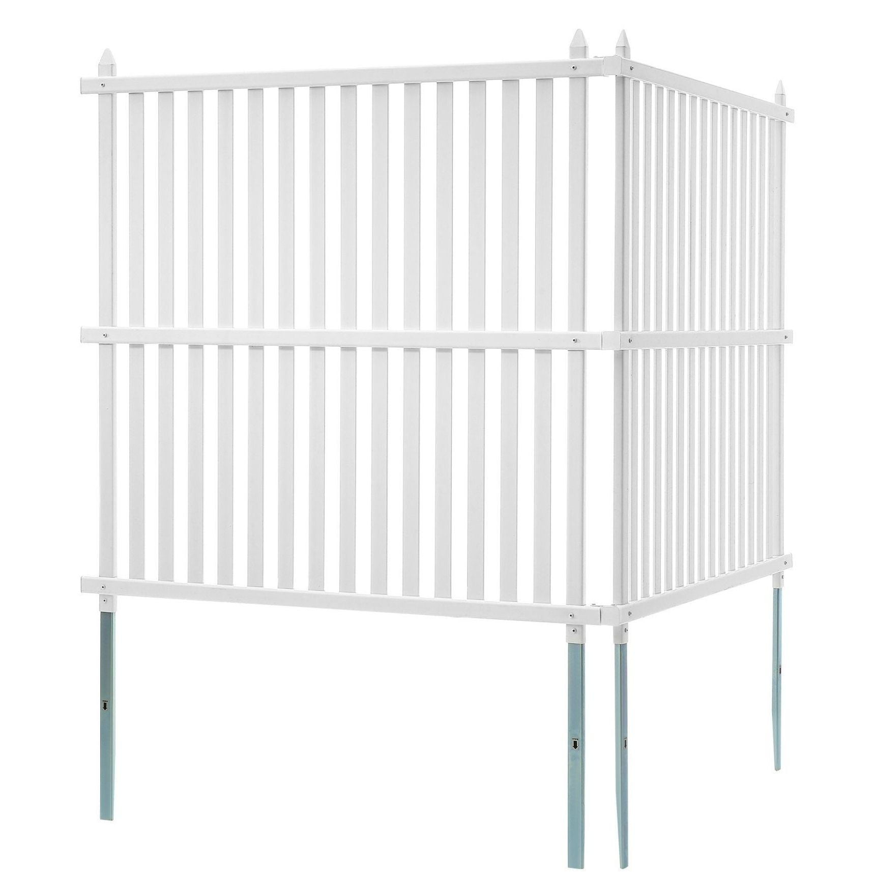 48" Vinyl Privacy Fence Panels, Outdoor Privacy Screen, AC Unit Cover ...