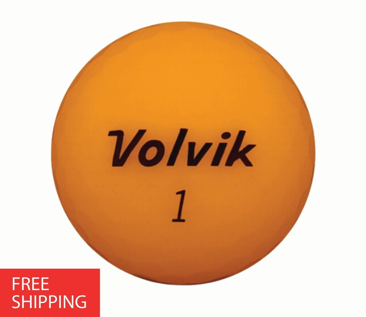 Pre-Owned 48 Volvik Vivid Mat Orange 5A Used Recycled Golf Balls, by ...