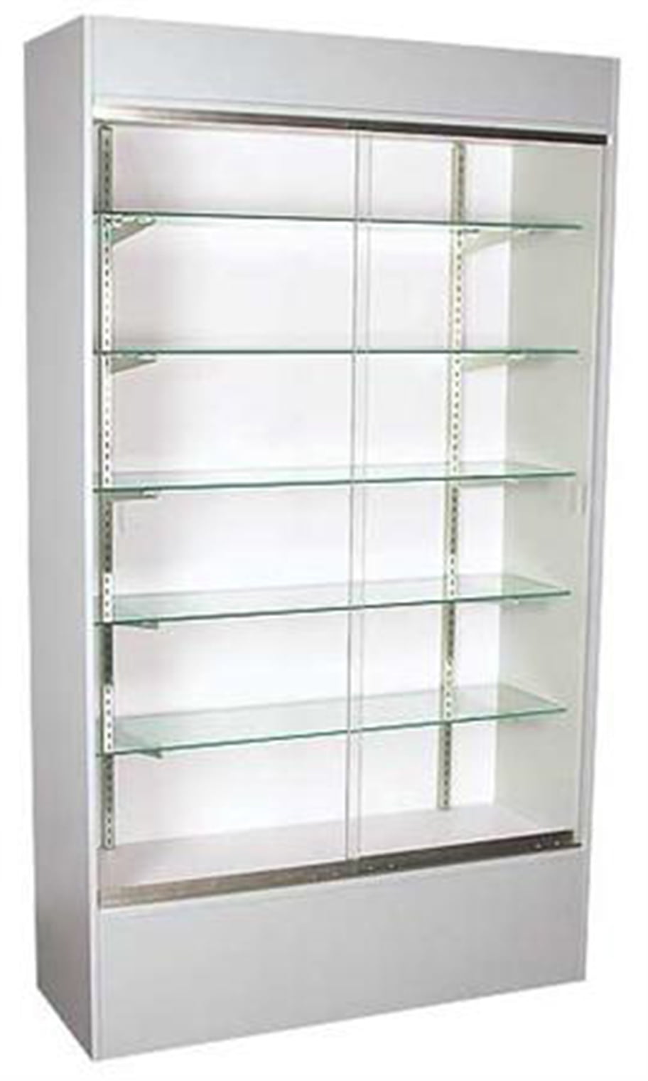 48" Wide Gray Wall Unit Display Case Ready to Assemble - Walmart.com