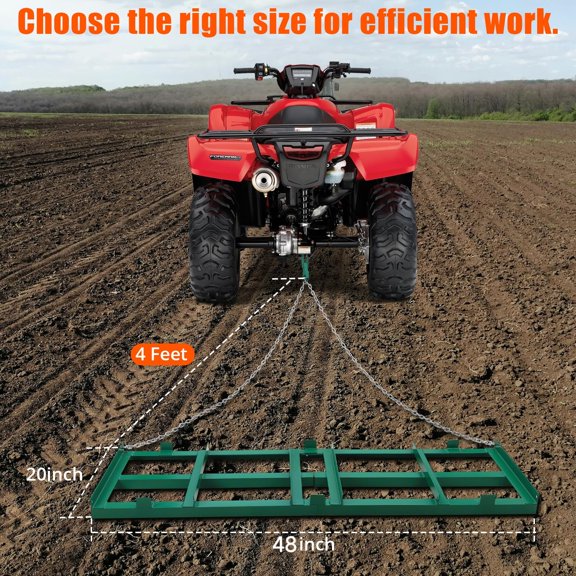 Tow Behind Landscape Rake