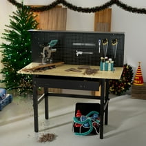 Duramax 2-Drawer Rolling Workbench 48 In. x 24 In. with wood top and ...