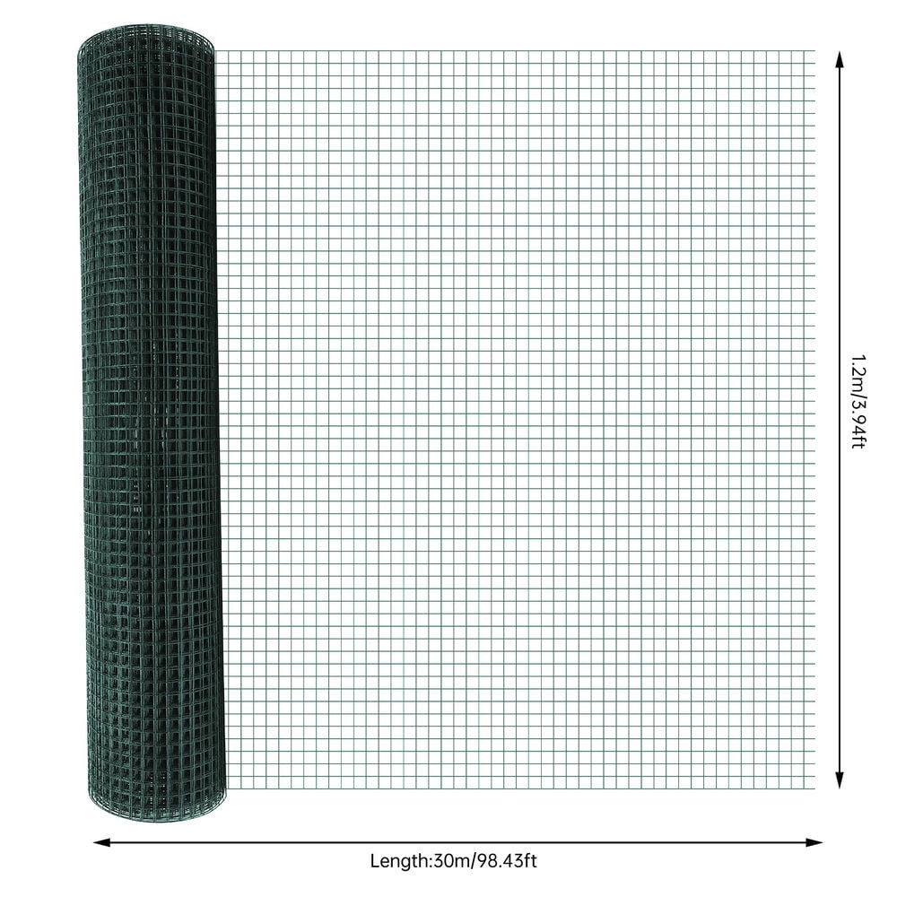 48" X 100' /50' Hardware Cloth 1/2" Welded Wire Galvanized Mesh Fence ...