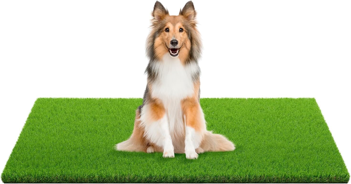48" X 32" Artificial Dog Grass Pad 8 PCS - 1.38" Thick Fake Grass Pee ...