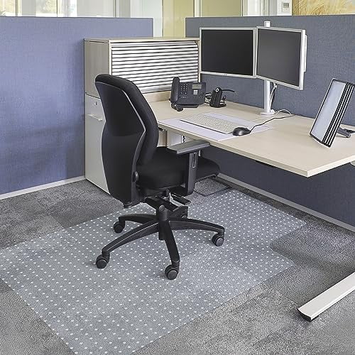 48" X 36" Carpet Chair Mat 1/8" w/Lip for Home Office Computer Floor ...
