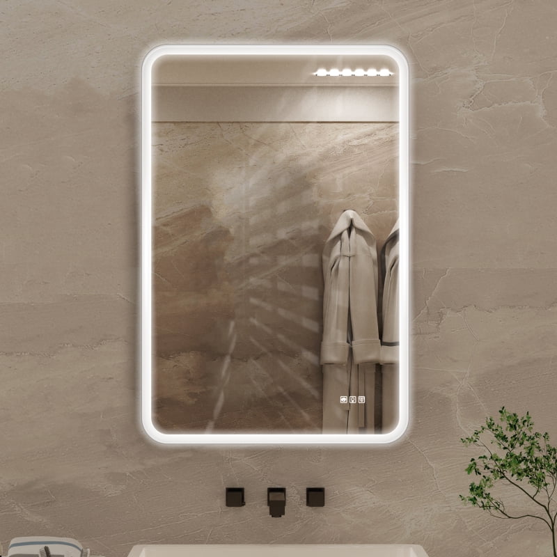 48 X 36 Rectangular Framed Dimmable Anti-Fog LED Wall Bathroom Vanity ...