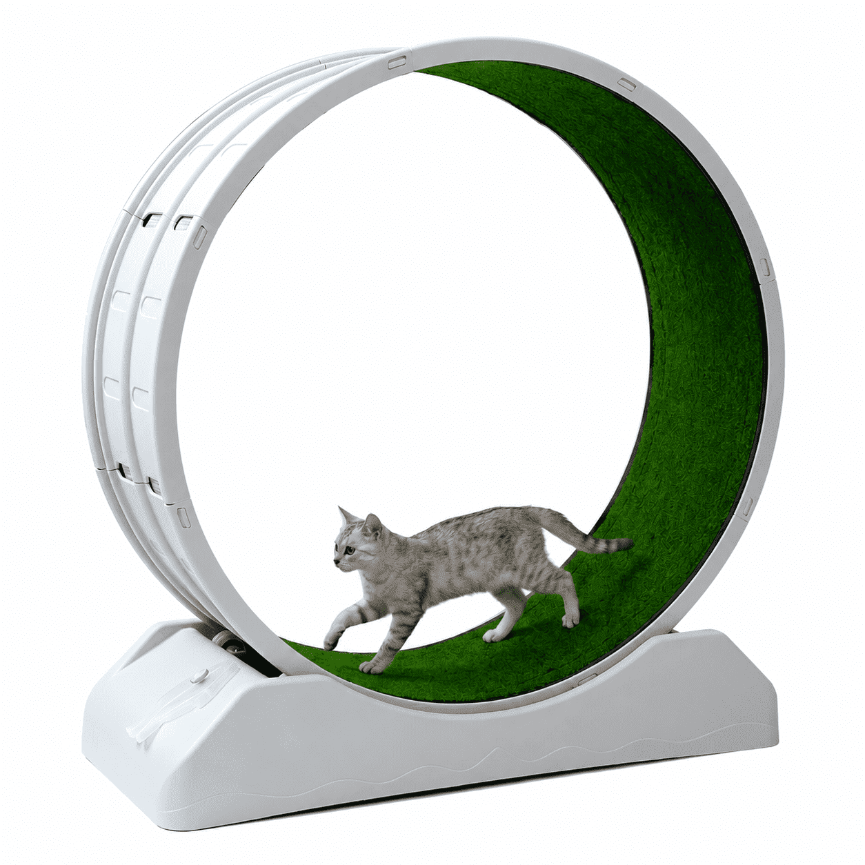48" XL Large Cat Exercise Wheel, Durable PP Plastic Cat Treadmill with ...
