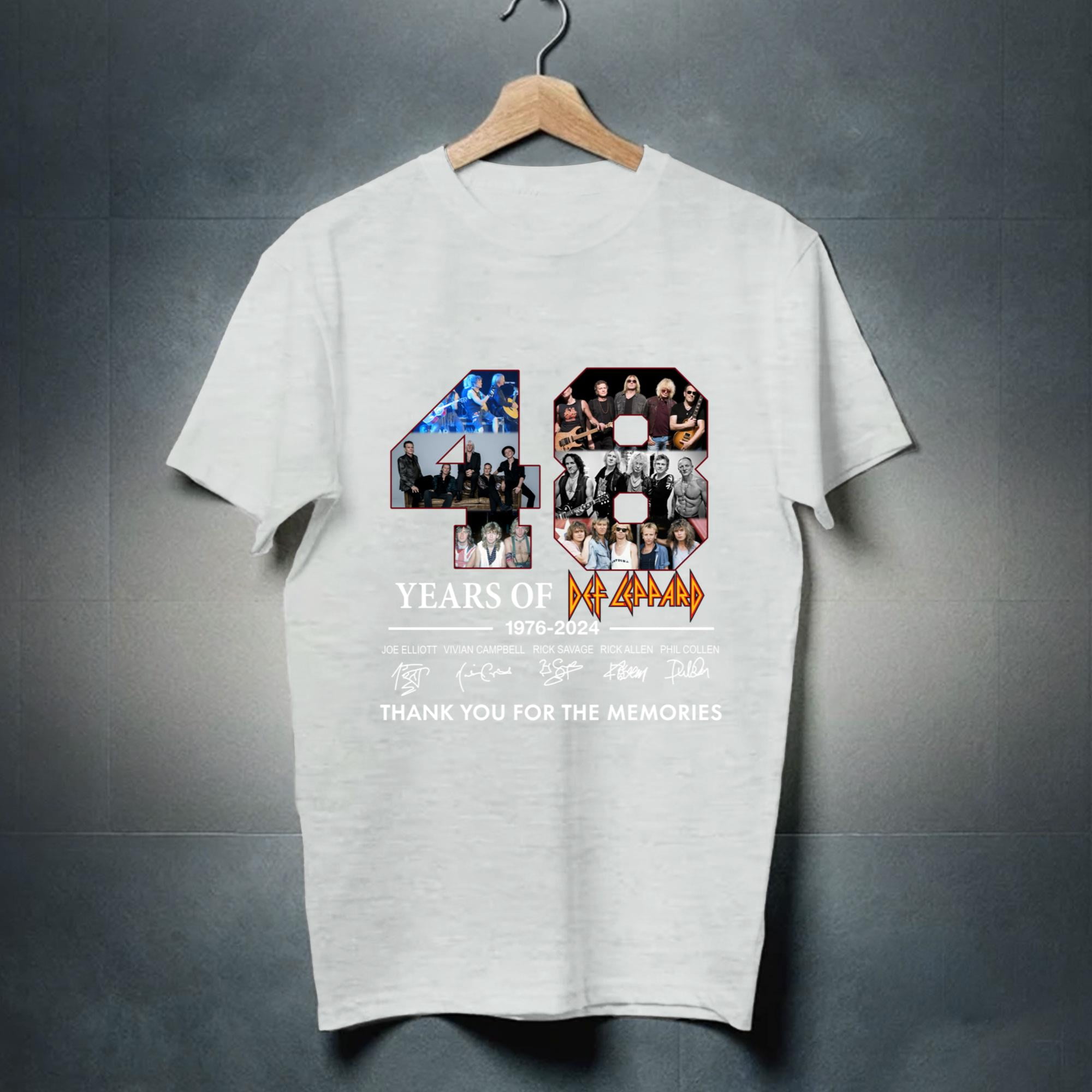 48 Years Iconic Rock Song Signature Shirt, Classic Vintage Style Shirt ...