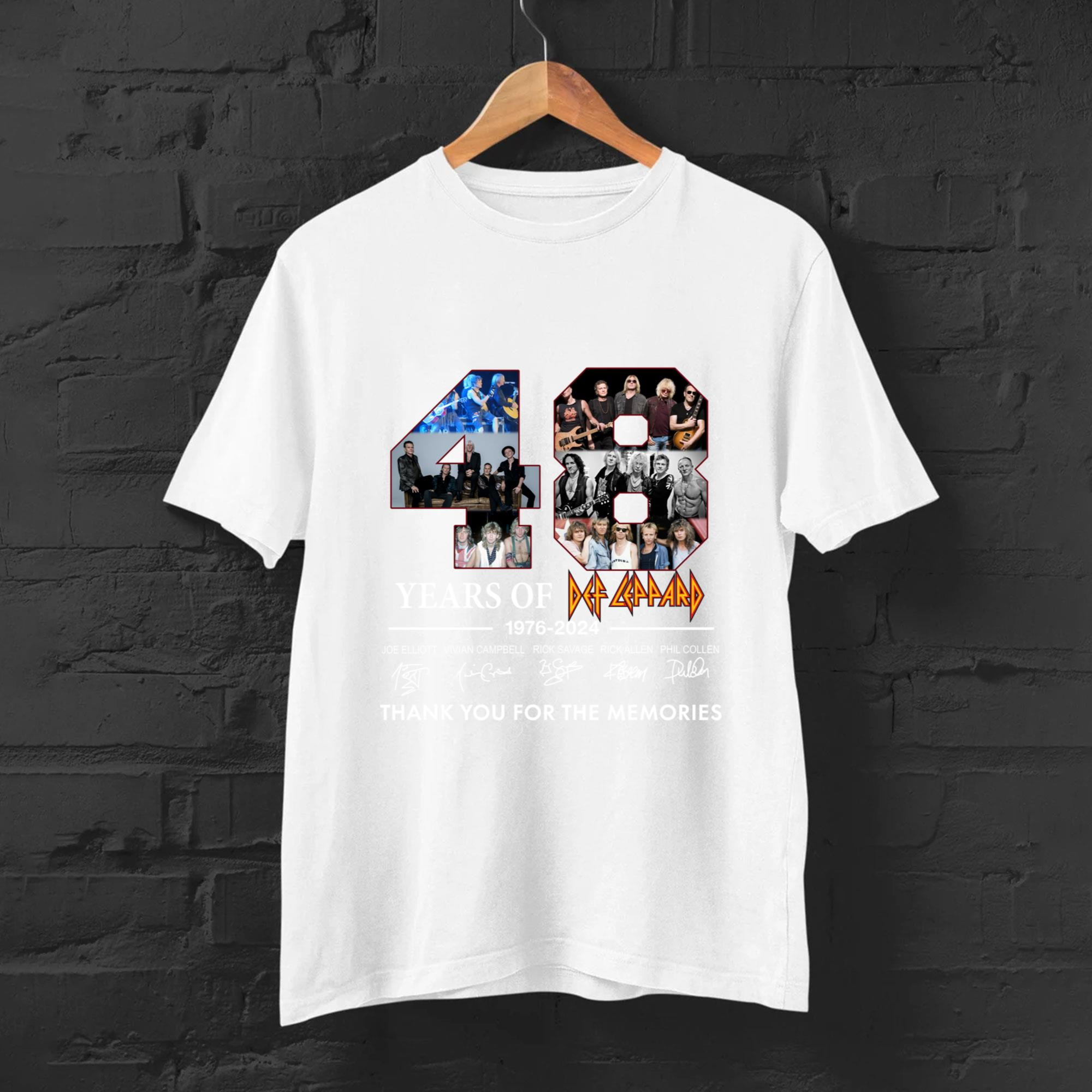 48 Years Iconic Rock Song Signature Shirt, Classic Vintage Style Shirt ...