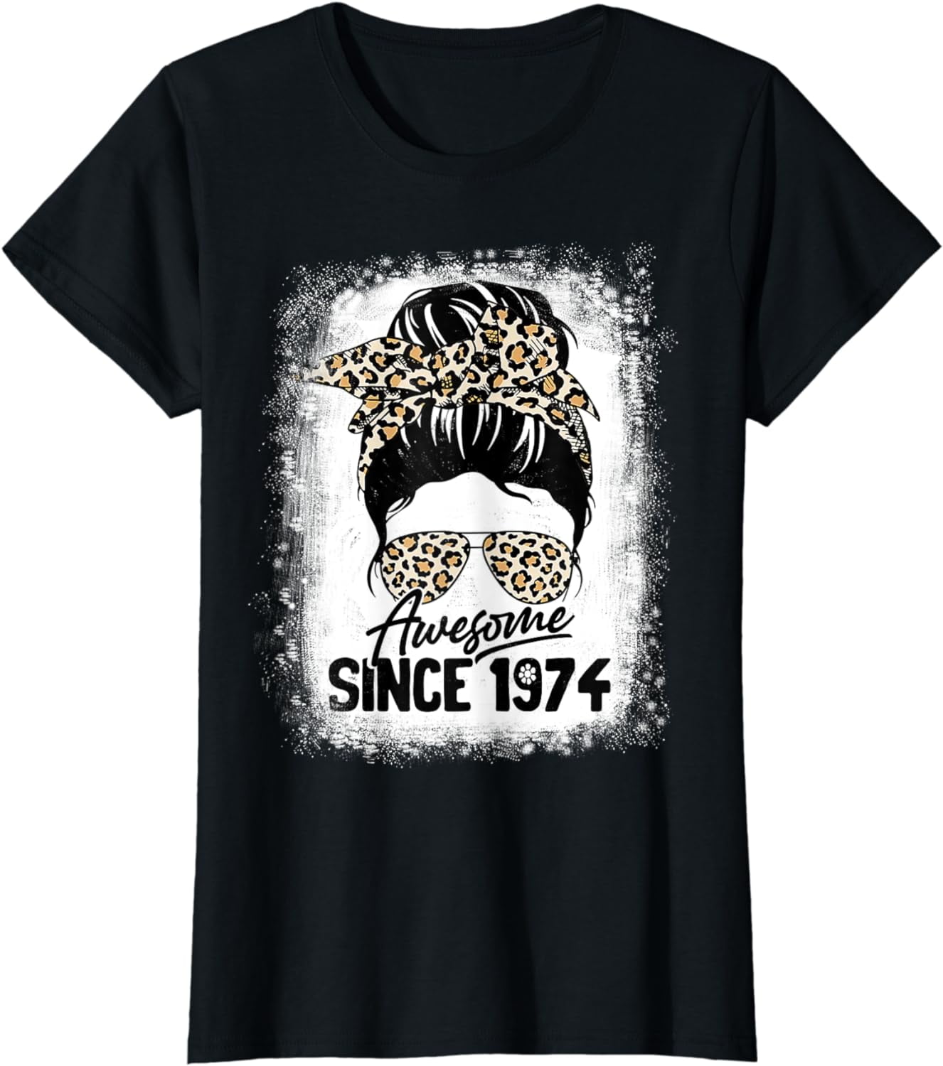 48 Years Old Awesome Since 1974 Leopard 48th Birthday T-Shirt - Walmart.com