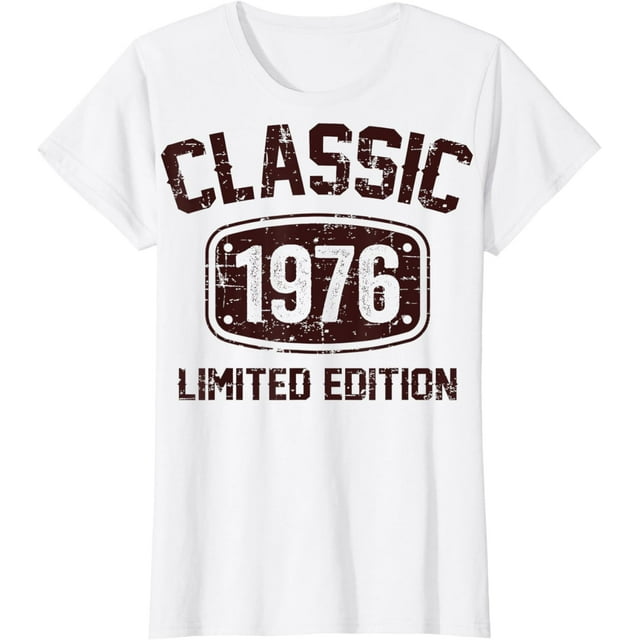48 Years Old Classic 1976 Limited Edition 48th Birthday T-Shirt - Walmart.com