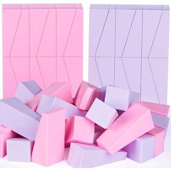 48 count Sponges For Foundation, Latex Wedges Sponges For Liquid ...