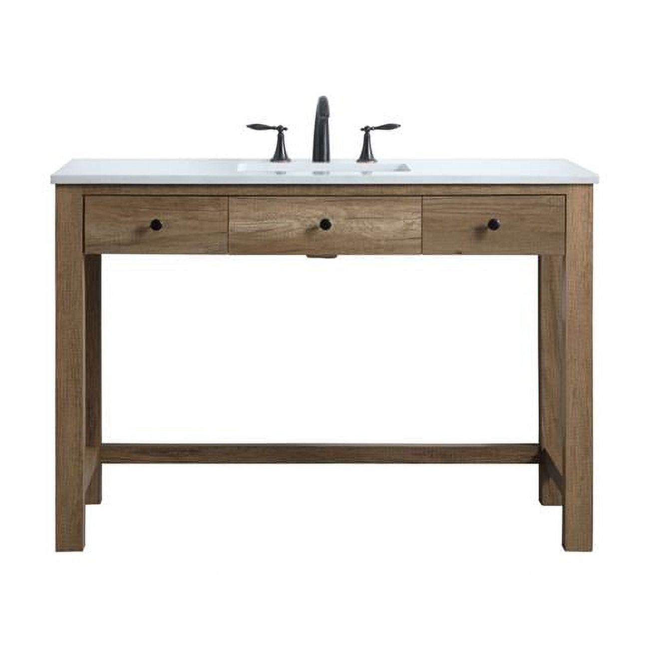 48 in. ADA Compliant Bathroom Vanity, Natural Oak - Walmart.com