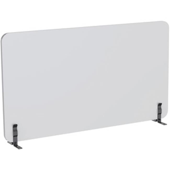 48 in. Acoustic Desktop Privacy Screen Panel, Light Gray - Walmart.com