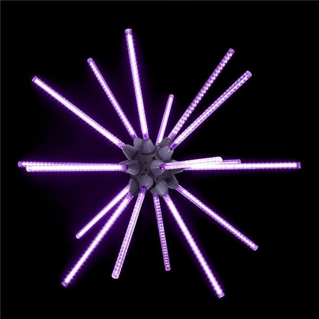 48 in. Animated LED Starburst, Purple - Walmart.com