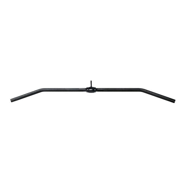 Refuah 48 in Black Chrome Lat Bar, Steel Construction, Knurled Grip ...