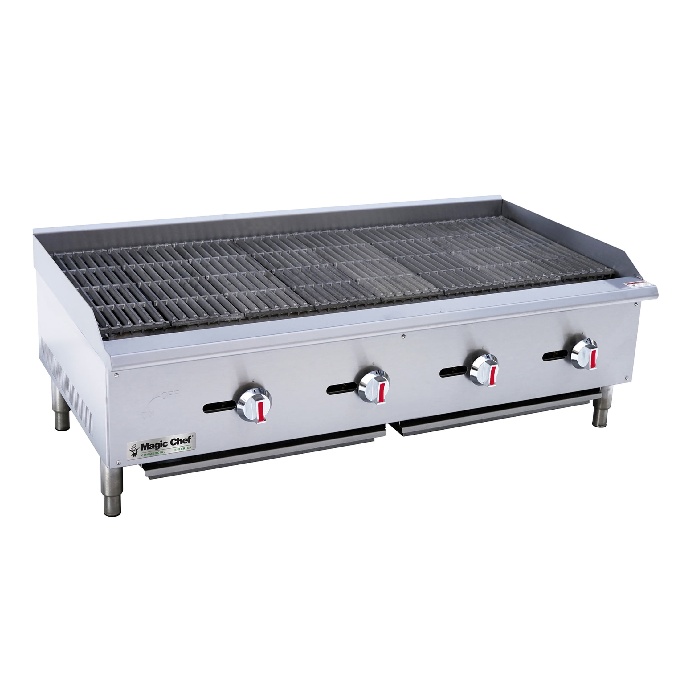 48 in. Commercial Countertop Radiant Char broiler in Stainless Steel ...