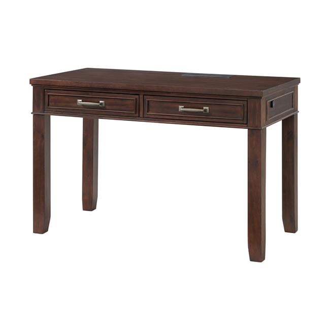 48 in. Eloise Office Writing Desk, Brown - Walmart.com